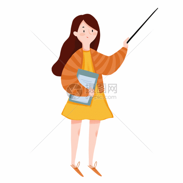 教师上课动态元素动图图片 正版素材401613829 摄图网