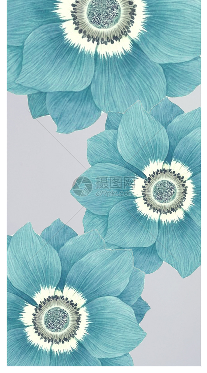 花卉手机壁纸模板素材-正版图片400251945-摄图网