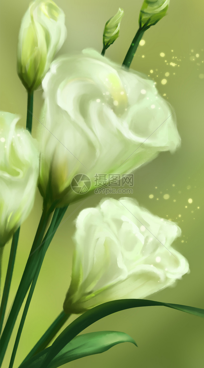 花卉手机壁纸模板素材-正版图片400324273-摄图网