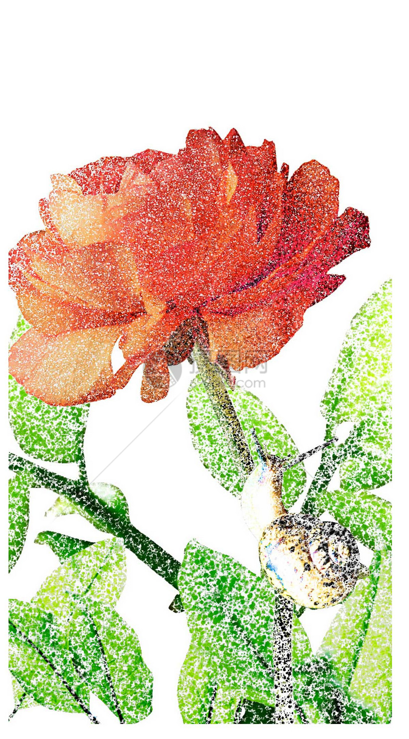 玫瑰手机壁纸模板素材-正版图片400339078-摄图网