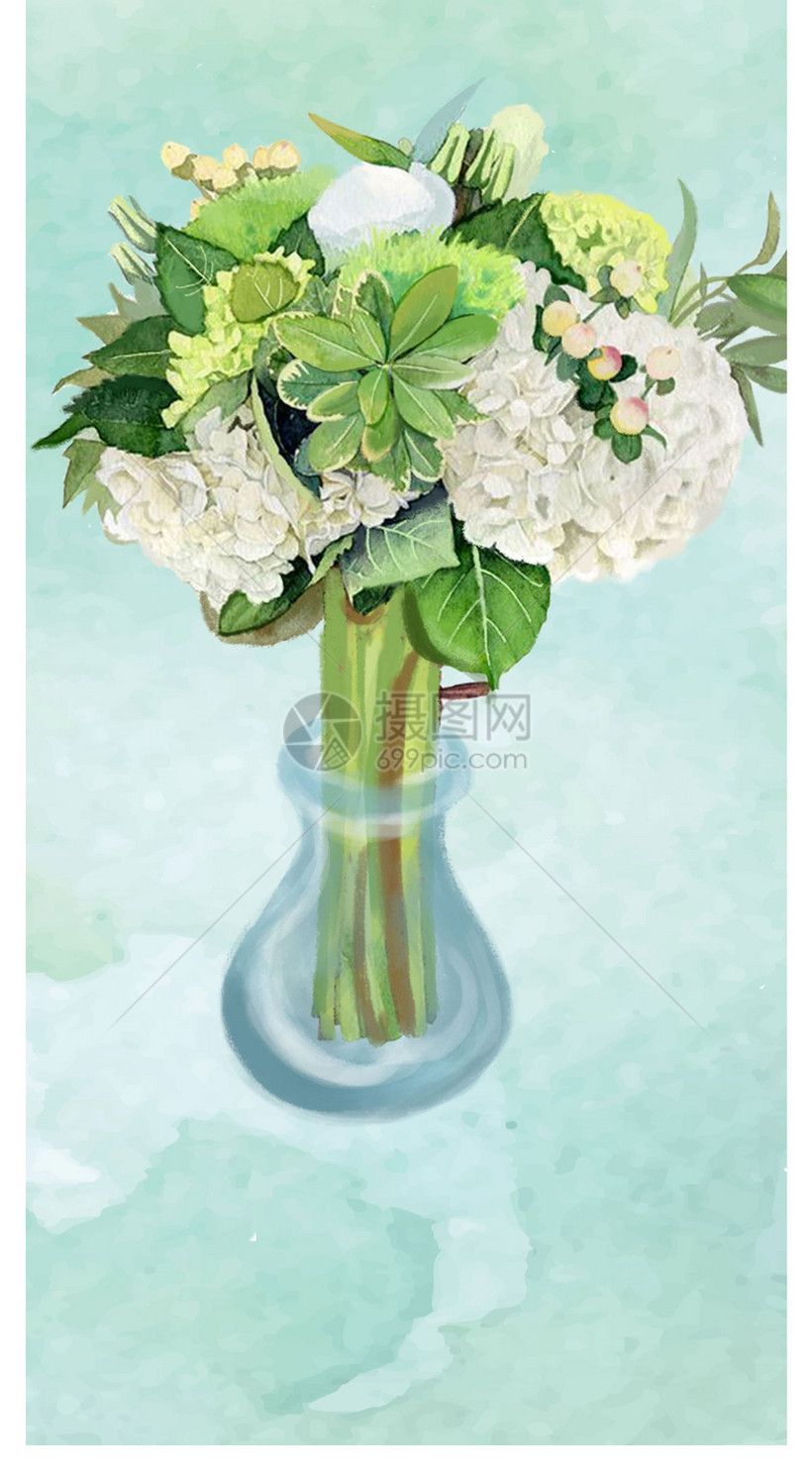 花朵手机壁纸模板素材-正版图片400433536-摄图网