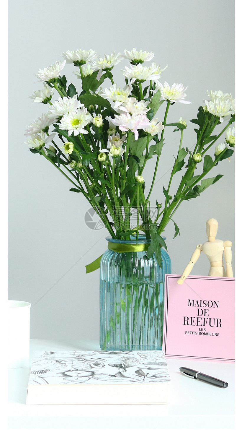 插花花艺手机壁纸模板素材-正版图片400482637-摄图网