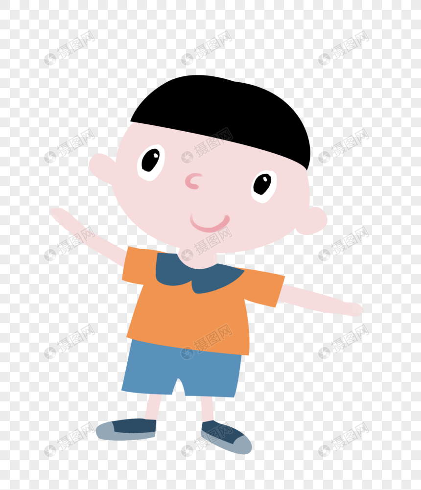 卡通男孩元素素材下载-正版素材400218781-摄图网