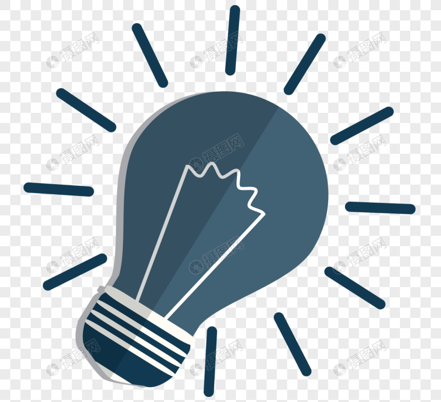 发光的灯泡元素素材下载-正版素材400232110-摄图网