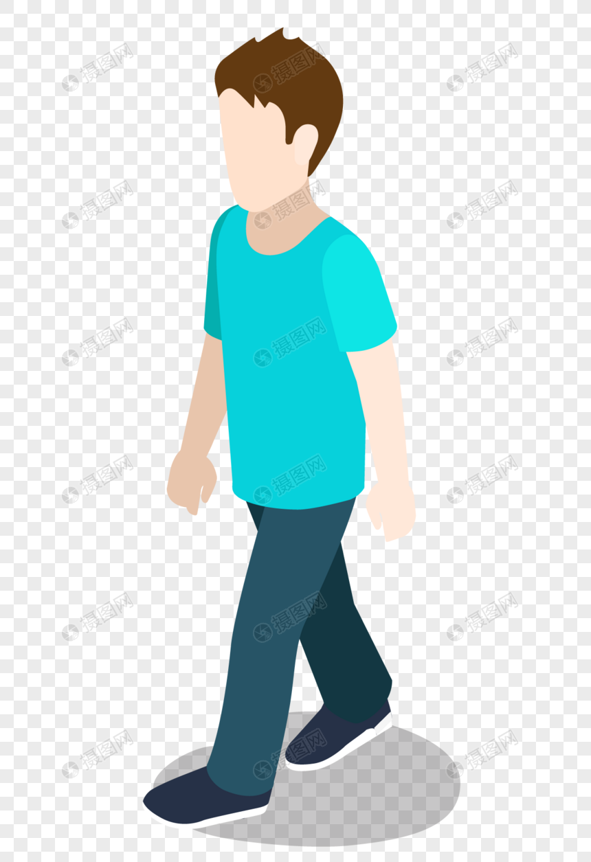 走路的男士元素素材下载-正版素材400243004-摄图网