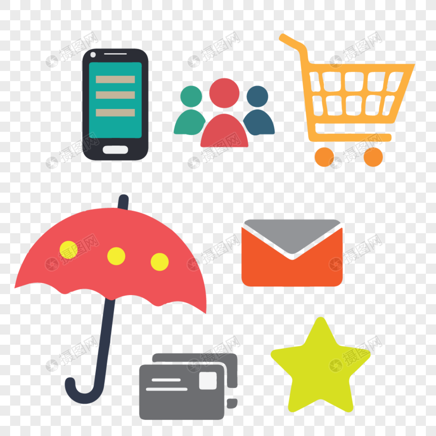 生活用品图标元素素材下载-正版素材400245558-摄图网