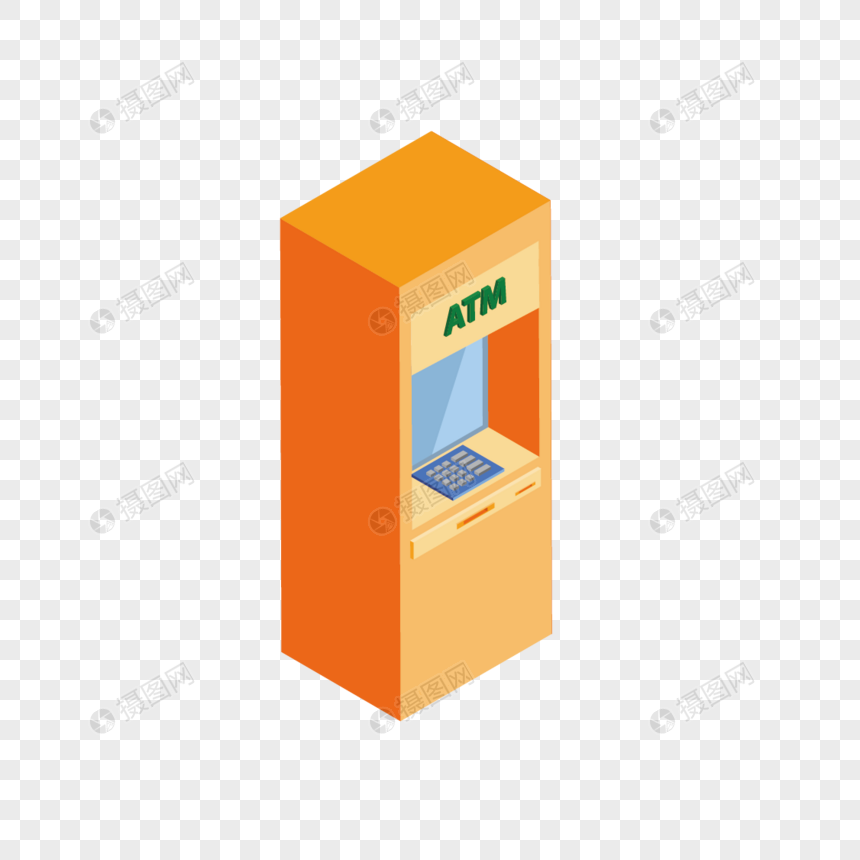 ATM取款机元素素材下载-正版素材400256103-摄图网