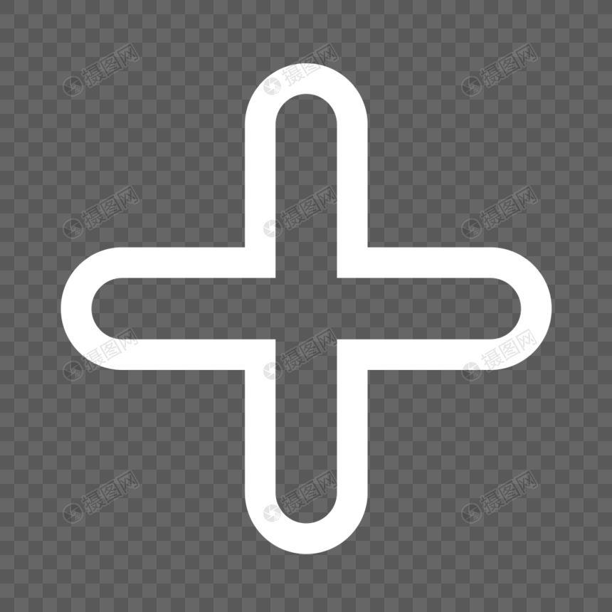 加号线性图标元素素材下载-正版素材400278485-摄图网