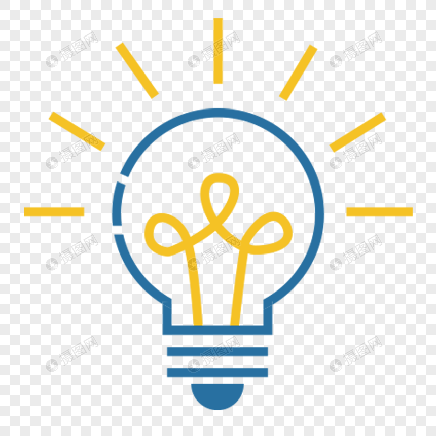 发光灯泡元素素材下载-正版素材400315636-摄图网