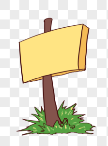 卡通指示牌图片_卡通指示牌素材_卡通指示牌高清图片_摄图网图片下载