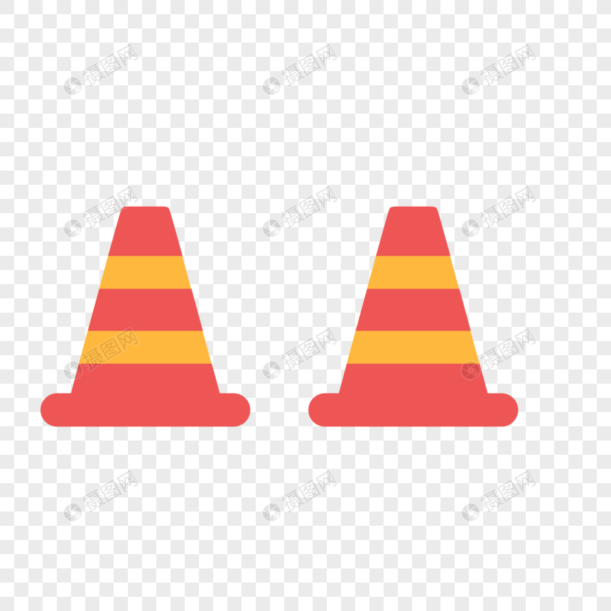 路障元素素材下载-正版素材400507752-摄图网