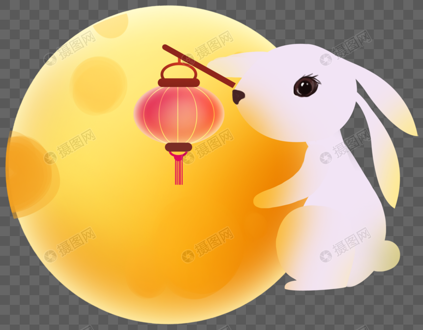 月兔元素素材下载-正版素材400570176-摄图网