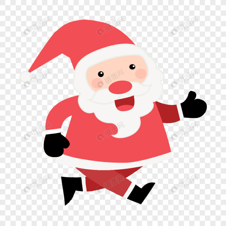 圣诞老人卡通形象元素素材下载-正版素材400729386-摄图网