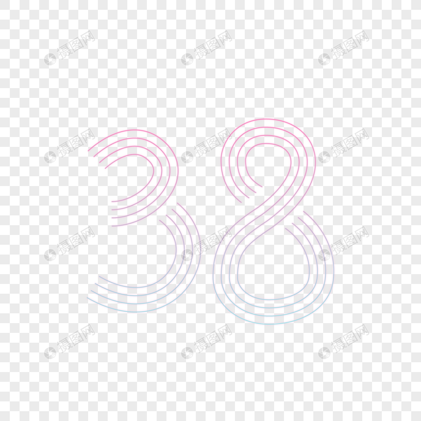 38线性字体元素素材下载-正版素材400985801-摄图网