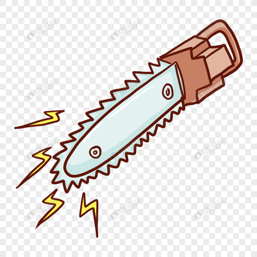 电锯元素素材下载-正版素材400997294-摄图网
