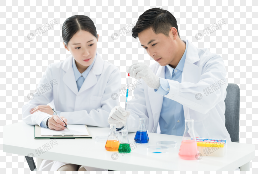 科研人员做研究元素素材下载-正版素材400998057-摄图网