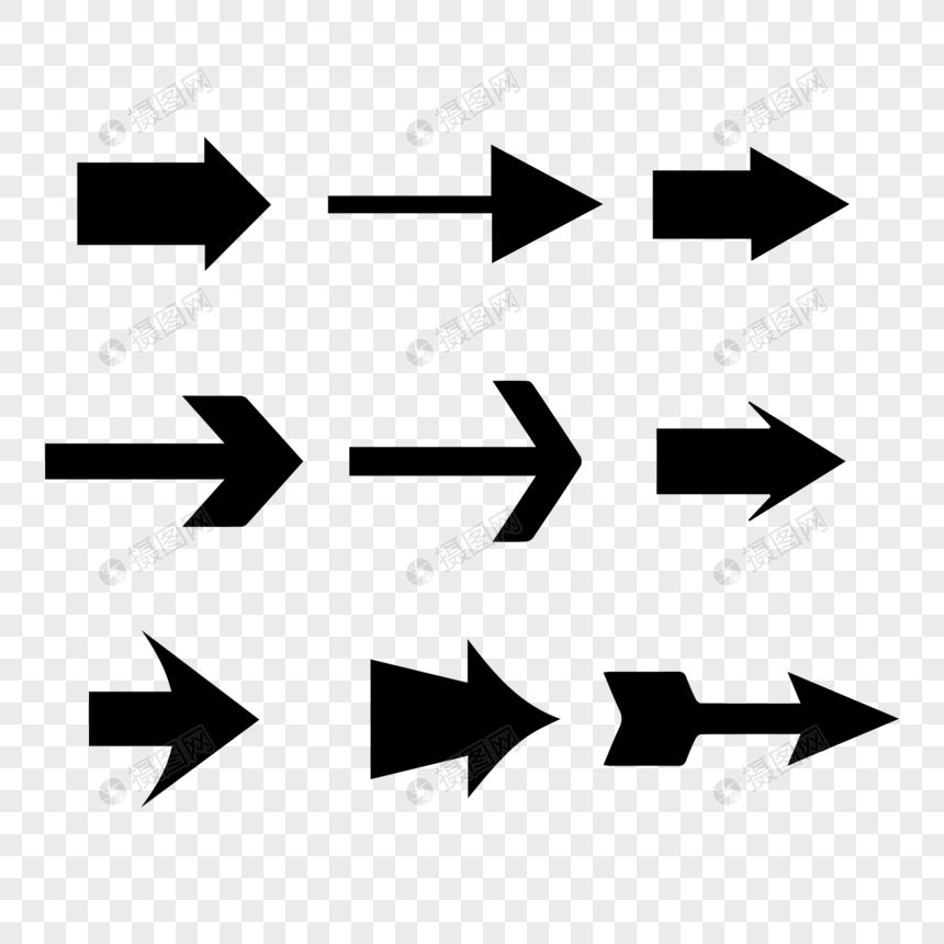 箭头矢量元素素材下载-正版素材401012079-摄图网