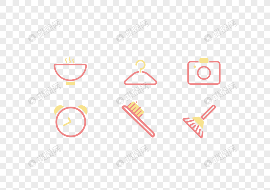 UI生活用品图标元素素材下载-正版素材401019516-摄图网