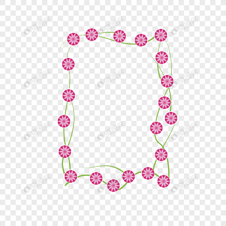 创意花边框元素素材下载-正版素材401035606-摄图网