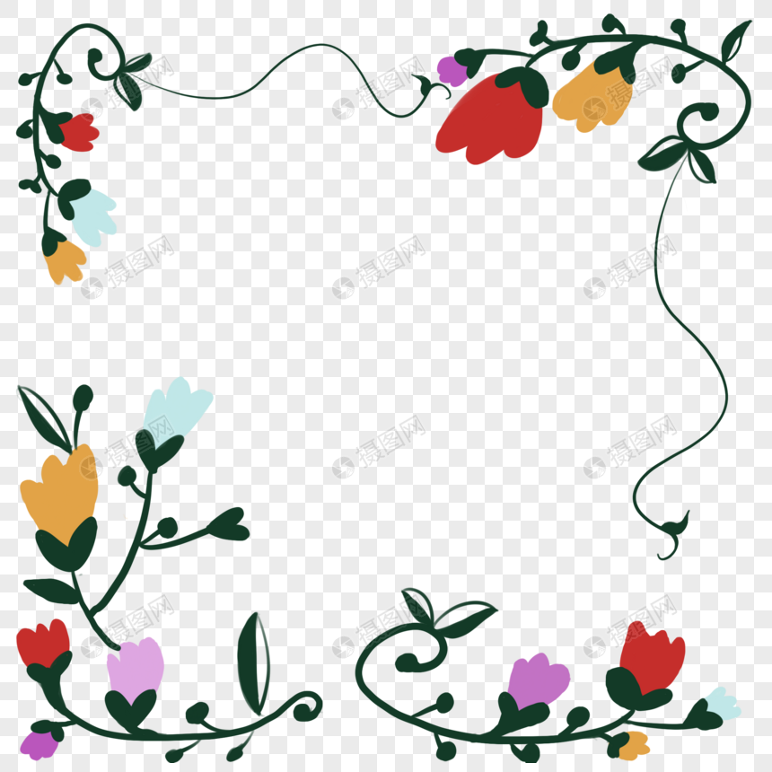 花边框元素素材下载-正版素材401047214-摄图网