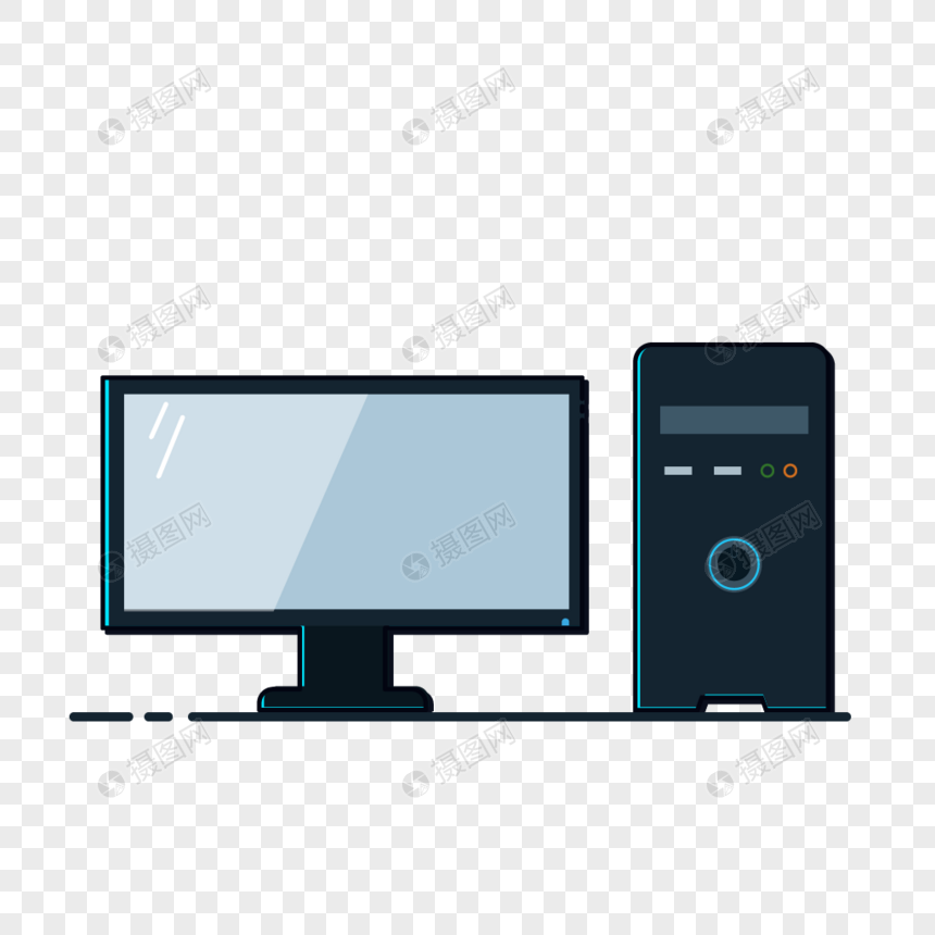 台式机插画元素元素素材下载-正版素材401060003-摄图网