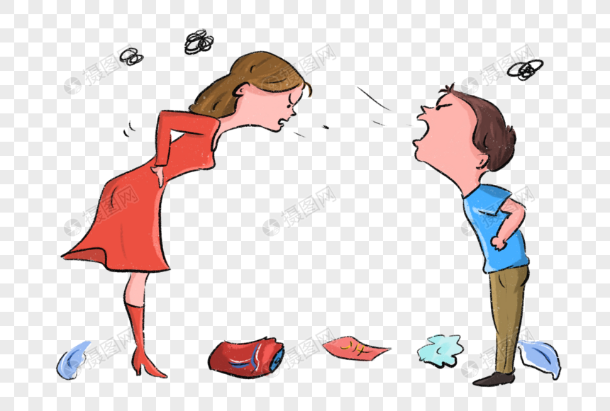 吵架元素素材下载-正版素材401097253-摄图网