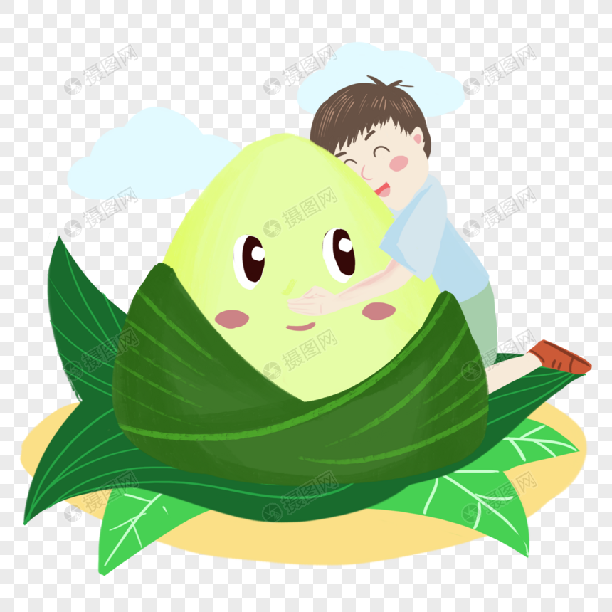 卡通粽子元素素材下载-正版素材401102921-摄图网