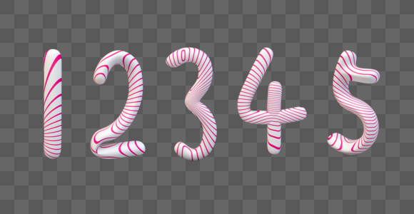 12345元素_免抠素材_PNG图片下载-摄图网