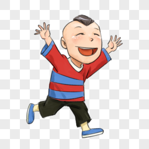 开心男孩元素素材下载-正版素材400182820-摄图网