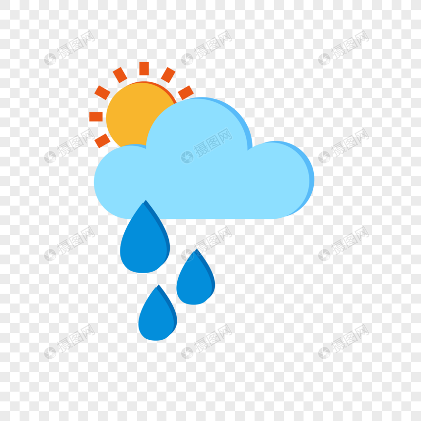 晴阵雨元素素材下载-正版素材401181897-摄图网