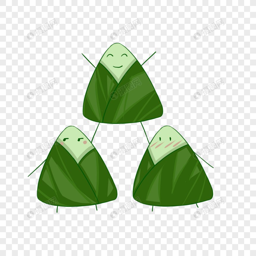 可爱卡通粽子元素素材下载-正版素材401182542-摄图网