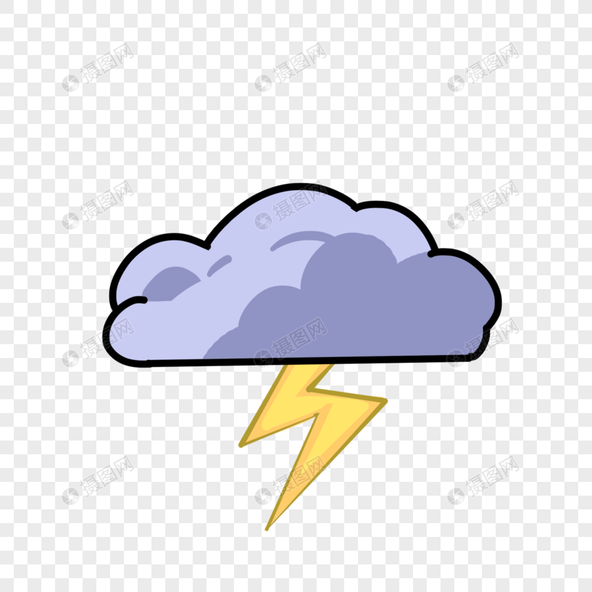 暴雨图标元素素材下载-正版素材401185141-摄图网