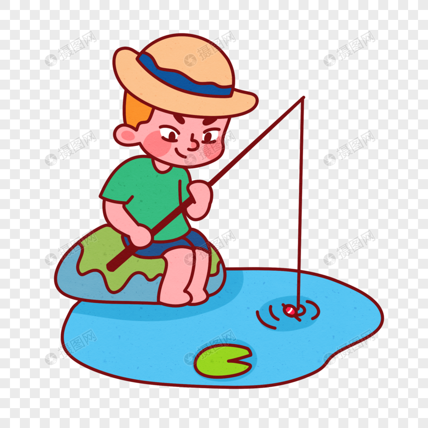 钓鱼元素素材下载-正版素材401186827-摄图网