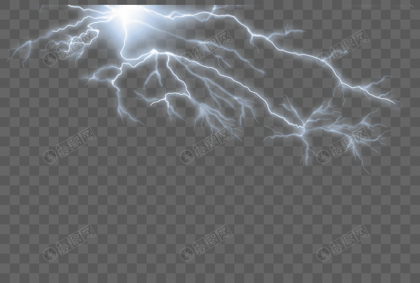 闪电元素素材下载-正版素材401219019-摄图网