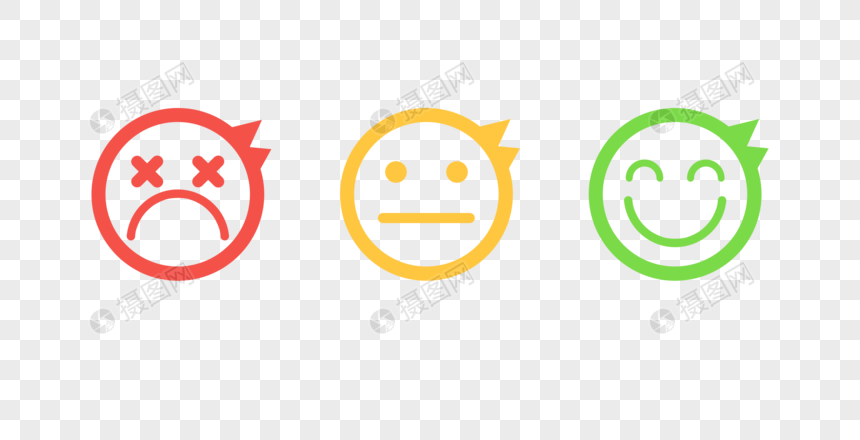 表情评价图标元素素材下载-正版素材401223832-摄图网