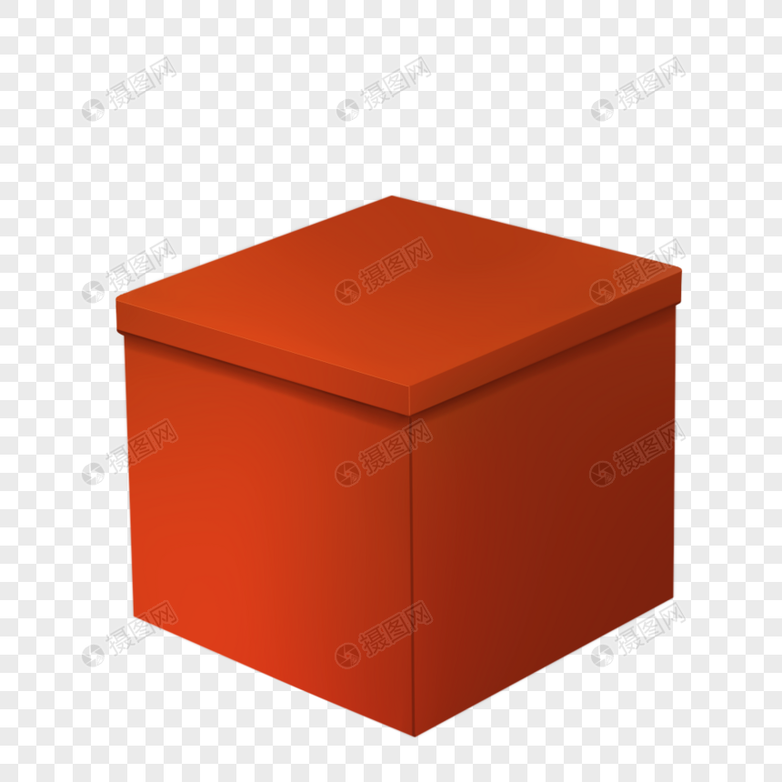 红色盒子元素素材下载-正版素材401229741-摄图网