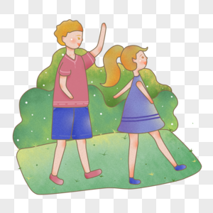 外国小朋友卡通图片-外国小朋友卡通素材图片大全-摄图网