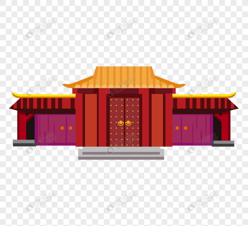 古代建筑元素素材下载-正版素材401252788-摄图网