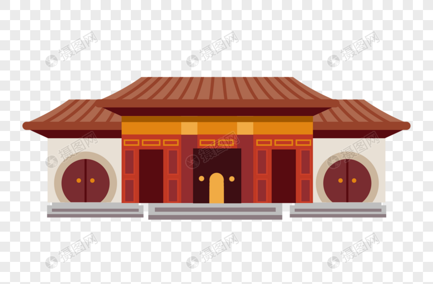 古代建筑元素素材下载-正版素材401252809-摄图网