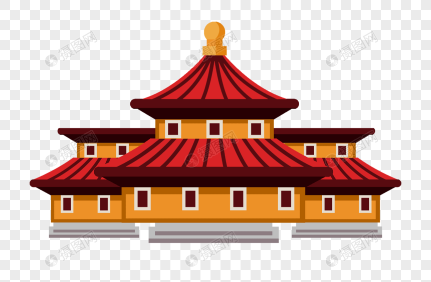 古代建筑元素素材下载-正版素材401252810-摄图网