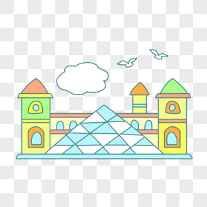 手绘博物馆图片_手绘博物馆素材_手绘博物馆高清图片_摄图网图片下载