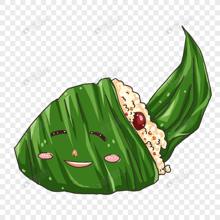 卡通粽子元素素材下载-正版素材401273100-摄图网