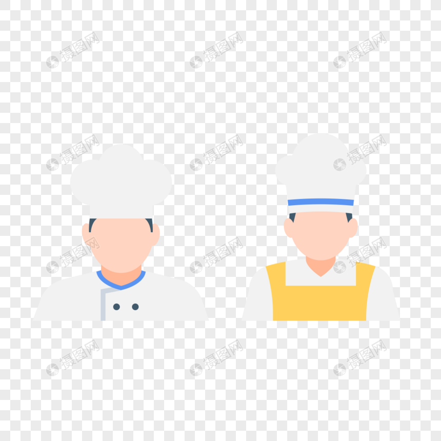 厨师图标免抠矢量插画素材元素素材下载-正版素材401278417-摄图网