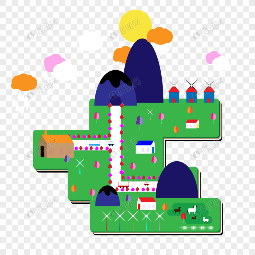 卡通元素素材下载-正版素材401285191-摄图网