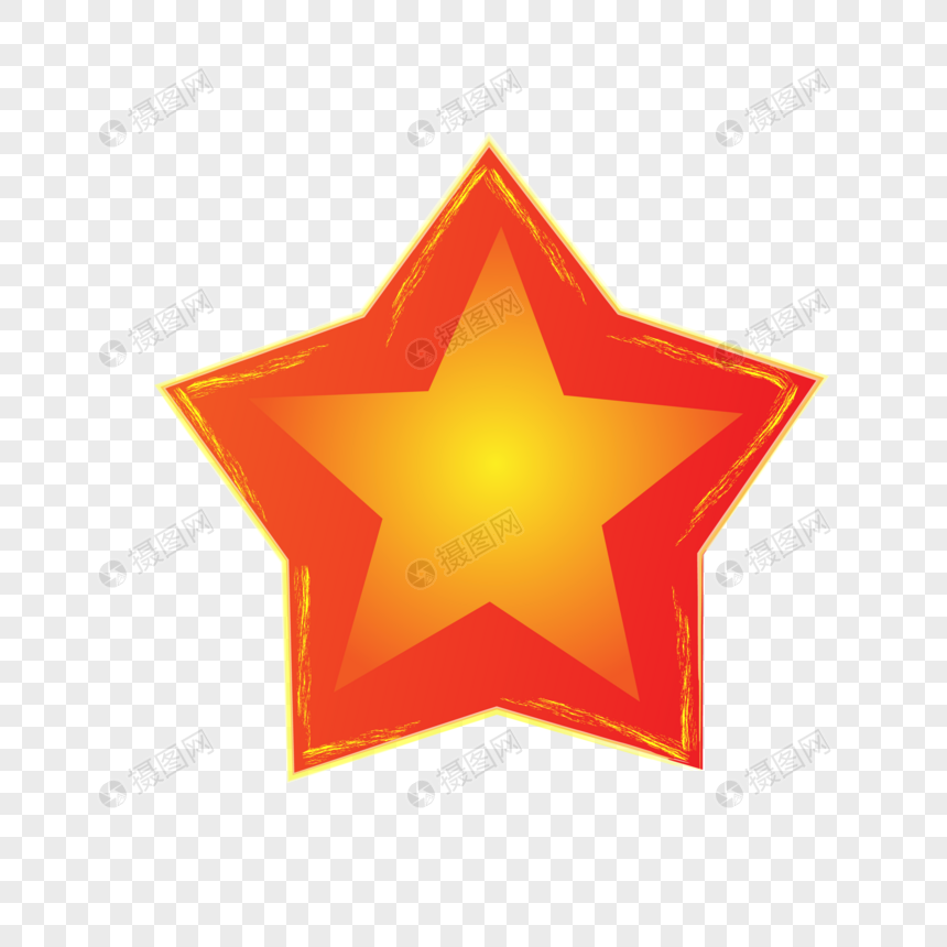 手绘红星元素素材下载-正版素材401293726-摄图网