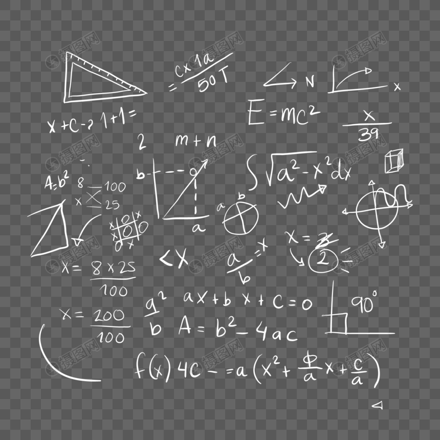 数学公式底纹元素素材下载-正版素材401300399-摄图网