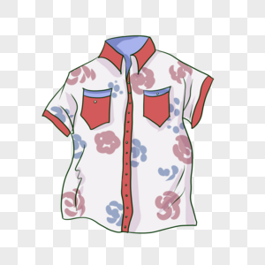 手绘卡通服饰衣服素材元素素材下载-正版素材401514225-摄图网