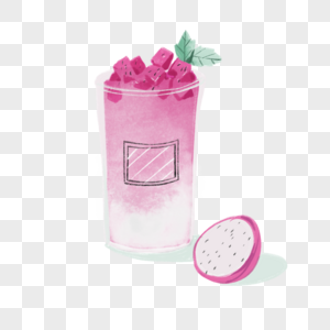 火龙果果汁图片_火龙果果汁素材_火龙果果汁高清图片_摄图网图片下载