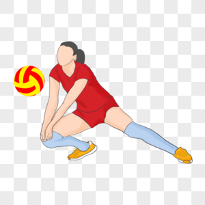 排球元素_免抠素材_PNG图片下载-摄图网