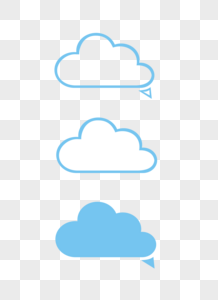 卡通云手绘_卡通云手绘图片-卡通云手绘图片素材大全-摄图网